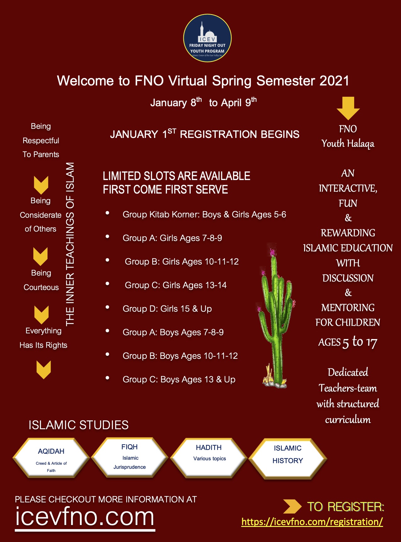 FNO Spring 2021 is Here! | Friday Night Out Youth Program