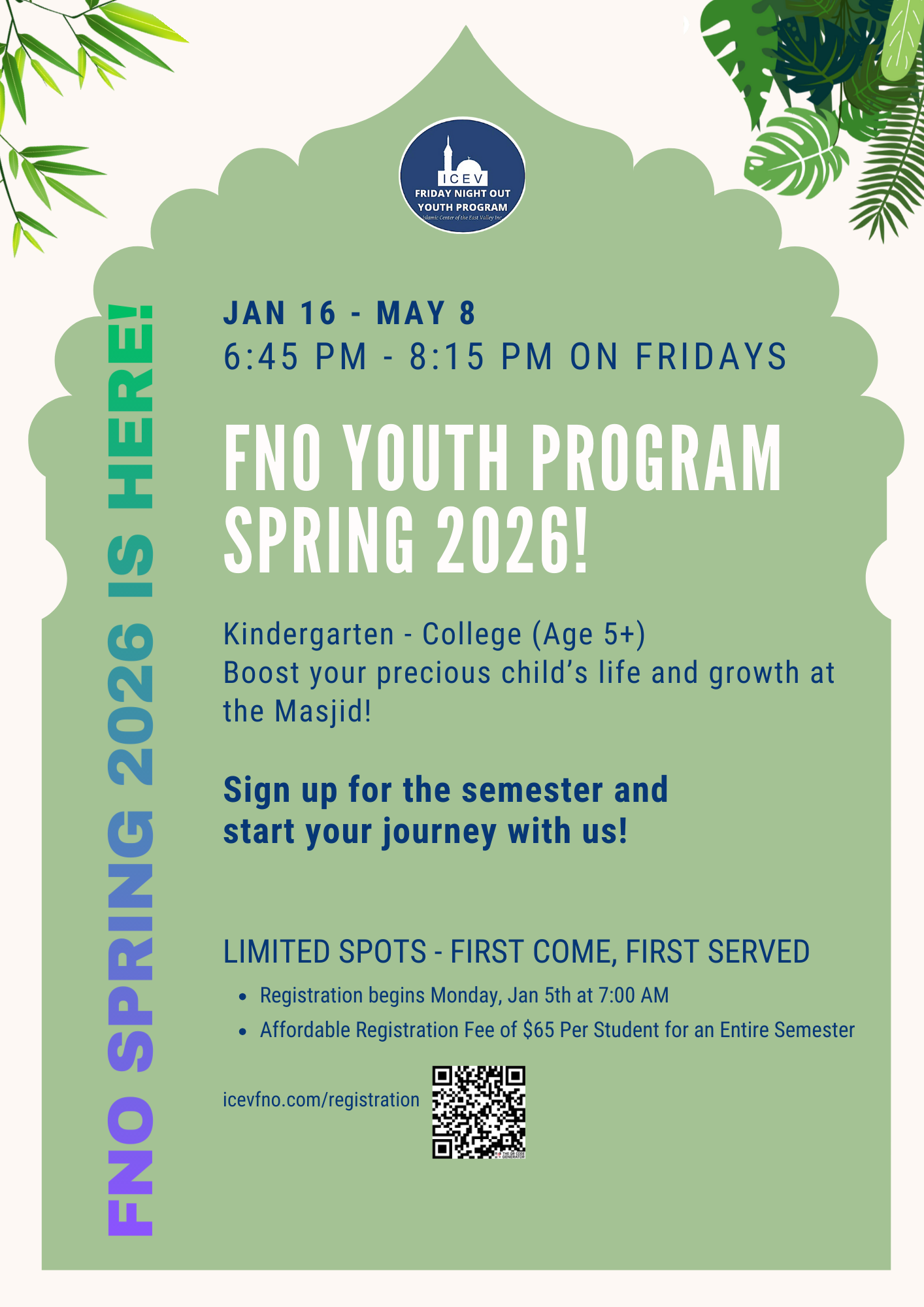 🪴FNO Spring 2026 Registration is Here! | Friday Night Out Youth Program